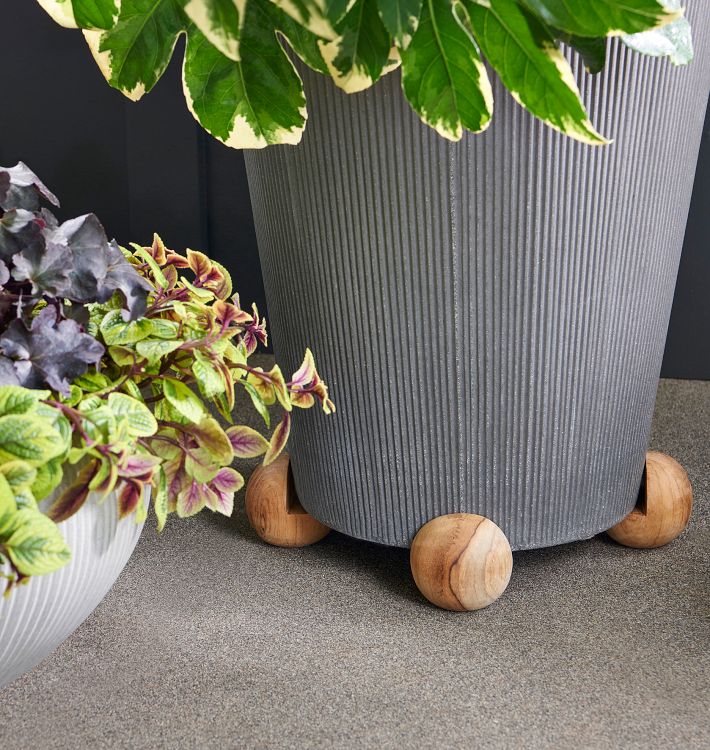 Teak Planter Feet | Rejuvenation
