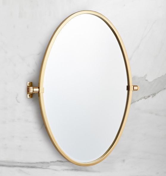 West Slope Oval Pivot Mirror | Rejuvenation