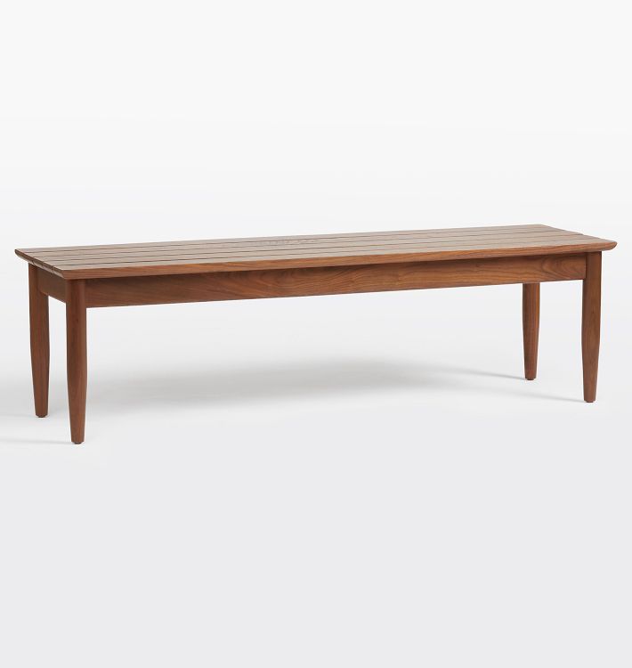 Shaw Bench with Leather Cushion | Rejuvenation