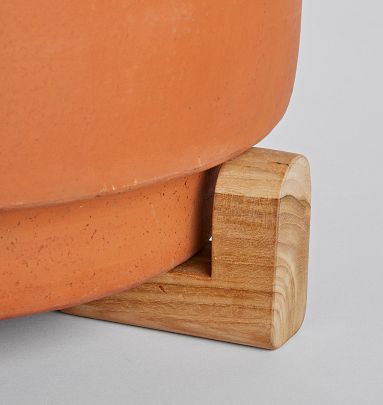 Teak Planter Feet | Rejuvenation