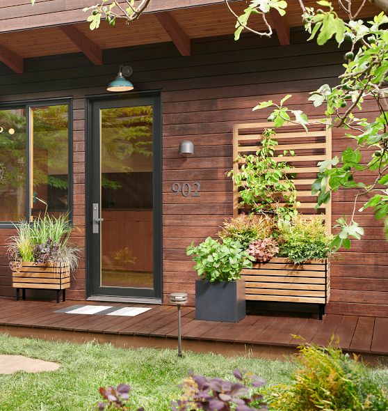 Jasper Teak Wall Mounted Trellis | Rejuvenation