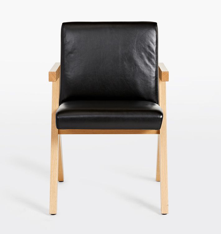 Tuttle Leather Arm Chair | Rejuvenation