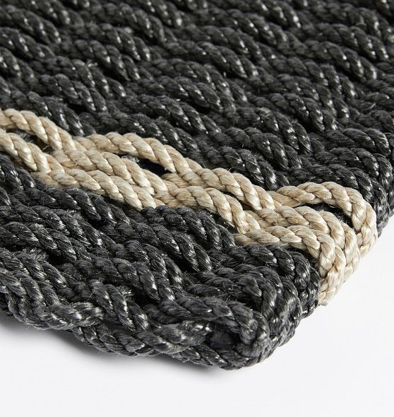 The Rope Co. Double Stripe Doormat | Rejuvenation