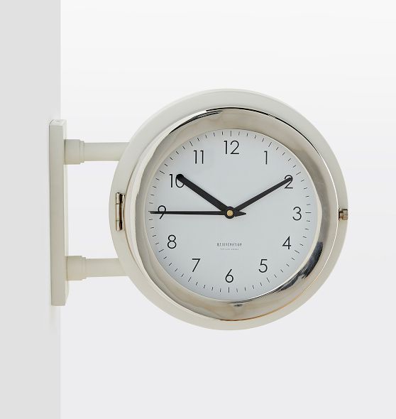 Double Sided Wall Clock | Rejuvenation