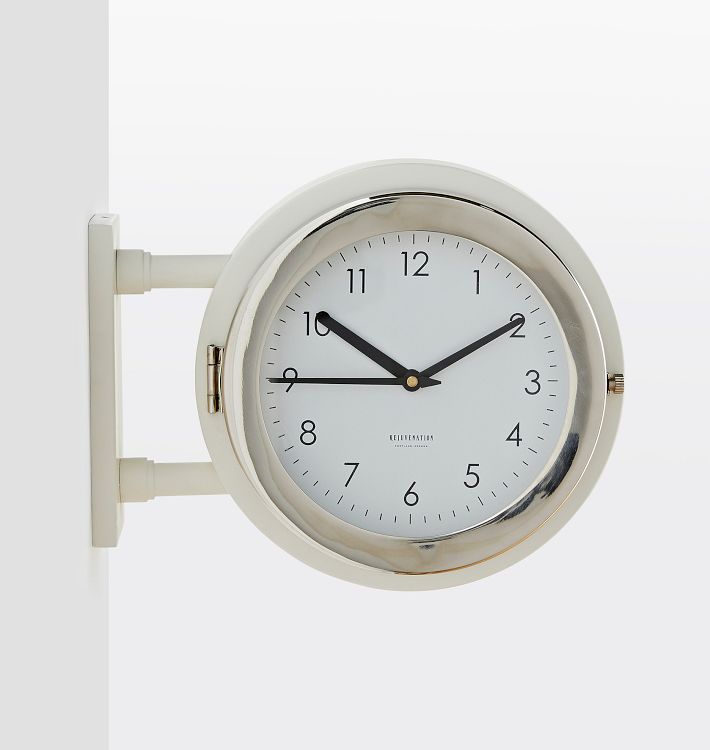 Double Sided Wall Clock | Rejuvenation