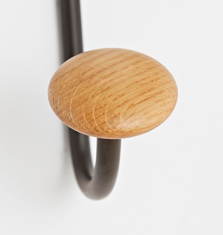 Pebbled 7 Hook Rack | Rejuvenation