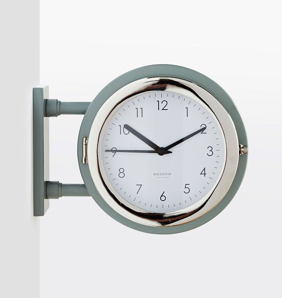 Double Sided Wall Clock | Rejuvenation