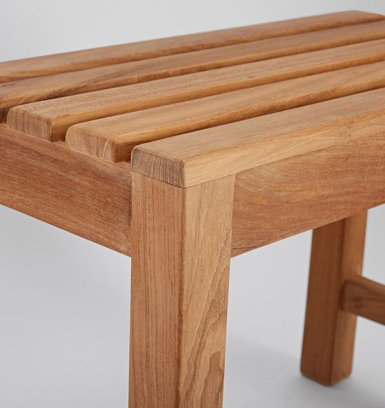 Teak Shower Bench | Rejuvenation