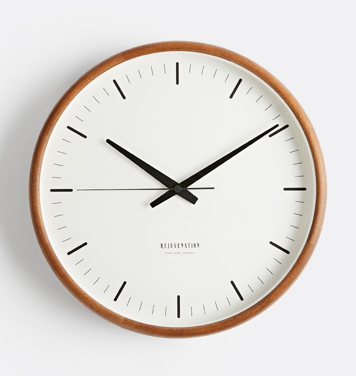 Rejuvenation Exclusive Campagne Beech Clock | Rejuvenation