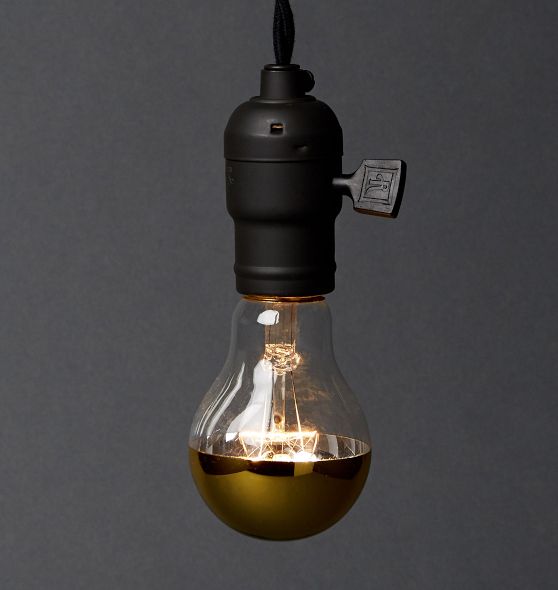 A19 Half Gold 60W Bulb | Rejuvenation