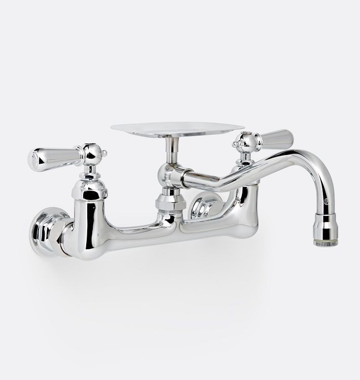 8" Spout Wall Mount Utility Faucet | Rejuvenation