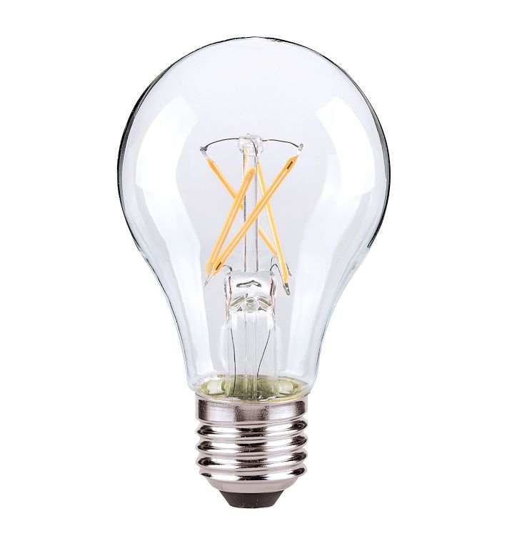 LED Filament A19 Clear 8W 60WE Bulb | Rejuvenation