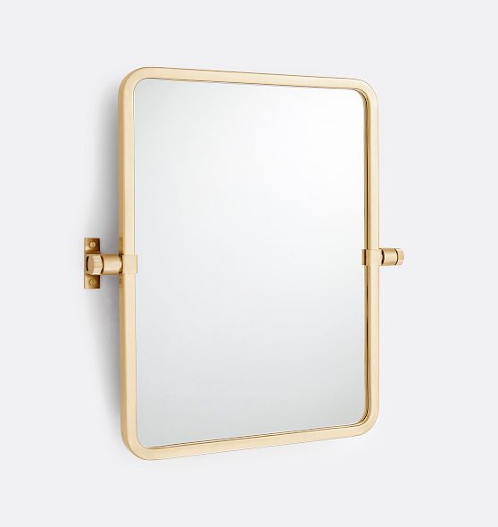 West Slope Rounded Rectangle Pivot Mirror | Rejuvenation