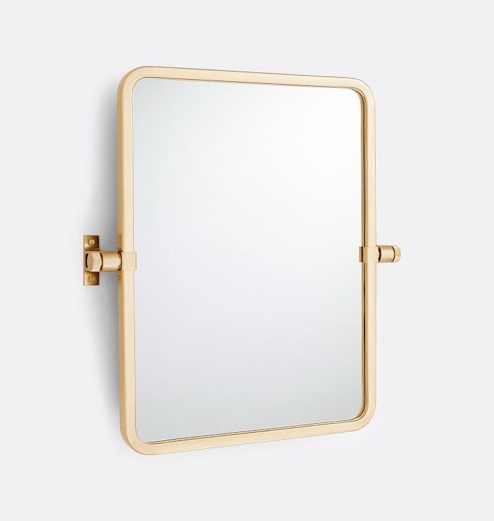 West Slope Rounded Rectangle Pivot Mirror | Rejuvenation