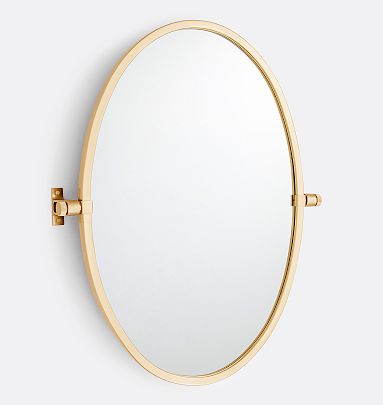 West Slope Oval Pivot Mirror | Rejuvenation