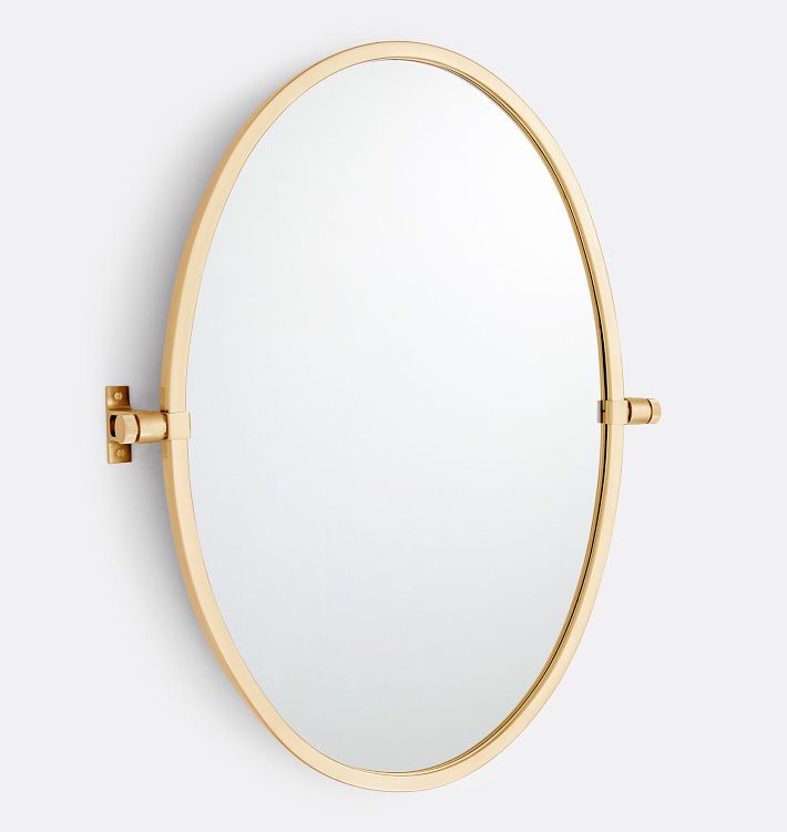 West Slope Oval Pivot Mirror | Rejuvenation
