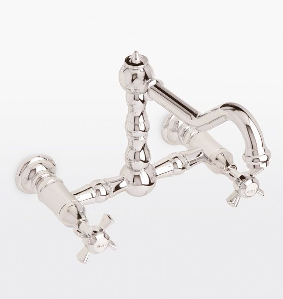 Connor Wall Mount Bridge Kitchen Faucet | Rejuvenation