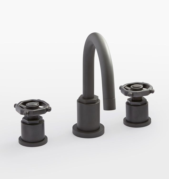 Tolson Short Spout Widespread Bathroom Faucet | Rejuvenation