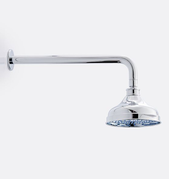 14-1/4" Wall Mount Shower Arm with 6" Shower Head | Rejuvenation
