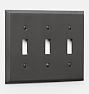 Lewis Triple Toggle Switchplate | Rejuvenation