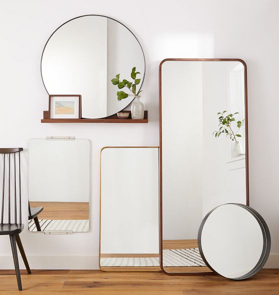 Rounded Rectangle Yaquina Mirror | Rejuvenation