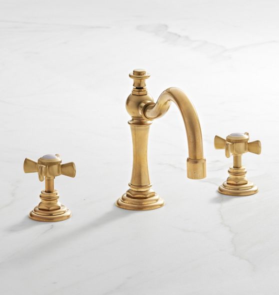 Connor Cross Handle Widespread Bathroom Faucet | Rejuvenation