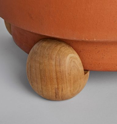 Teak Planter Feet | Rejuvenation