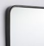 Rounded Rectangle Metal Framed Mirror | Rejuvenation