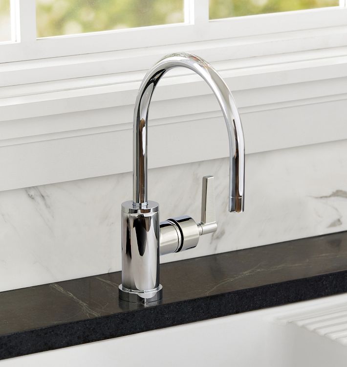 Blair Lever Handle Single Hole Kitchen Faucet | Rejuvenation