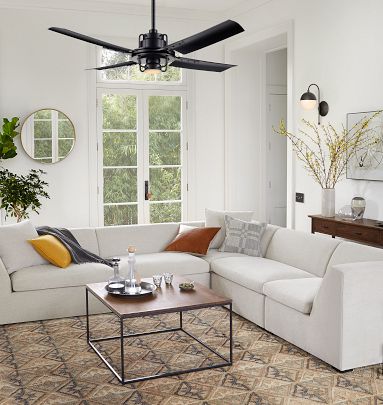 Peregrine Industrial LED Ceiling Fan | Rejuvenation