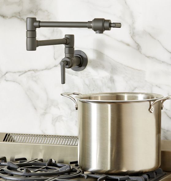 Blair Lever Handle Wall Mount Pot Filler | Rejuvenation
