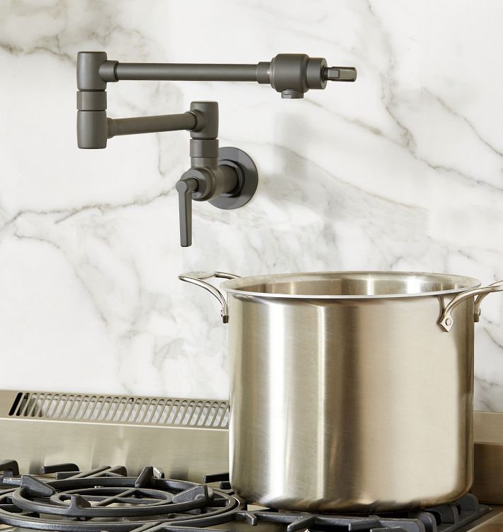 Blair Lever Handle Wall Mount Pot Filler | Rejuvenation