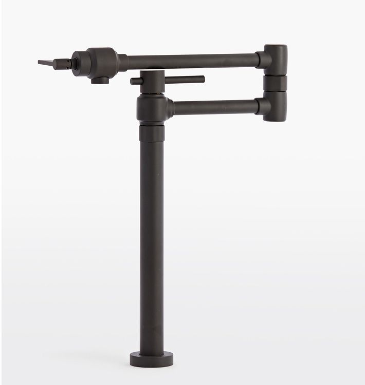 West Slope Lever Handle Deck Mount Pot Filler | Rejuvenation