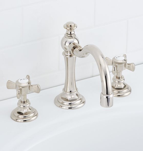 Connor Cross Handle Widespread Bathroom Faucet | Rejuvenation