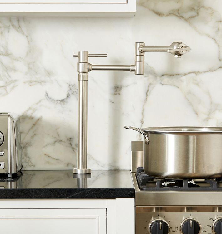 Blair Lever Handle Deck Mount Pot Filler | Rejuvenation
