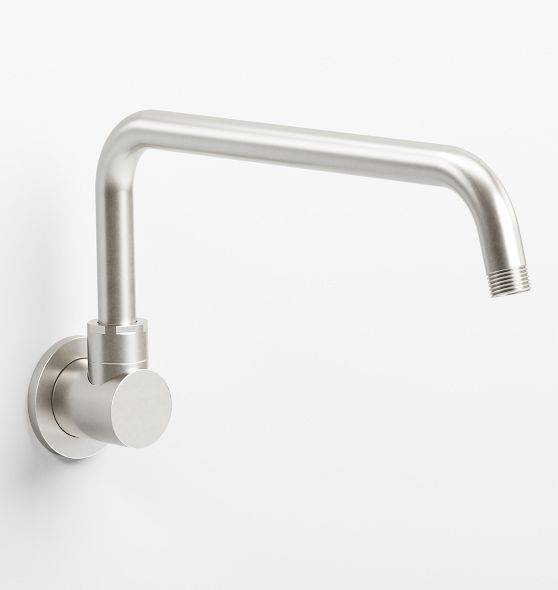 14" Wall Mount Offset Shower Arm | Rejuvenation