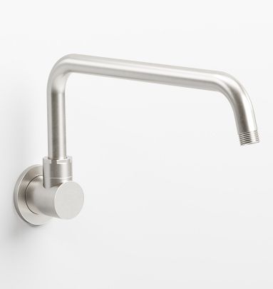 14" Wall Mount Offset Shower Arm | Rejuvenation