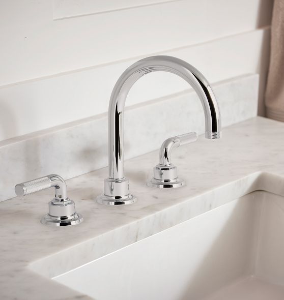 Descanso Tall Spout Widespread Bathroom Faucet | Rejuvenation