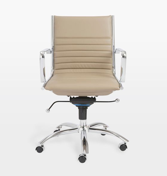 Dirk Low Back Swivel Office Arm Chair | Rejuvenation