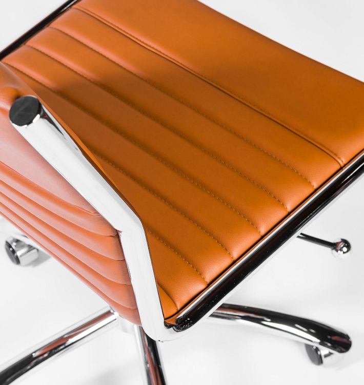 Dirk Low Back Swivel Office Armless Chair | Rejuvenation