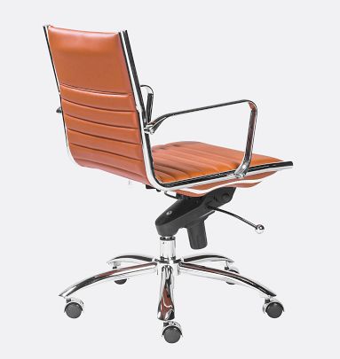 Dirk Low Back Swivel Office Arm Chair | Rejuvenation