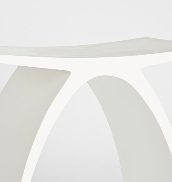 Ovale Solid Surface Stool | Rejuvenation
