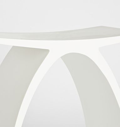 Ovale Solid Surface Stool | Rejuvenation