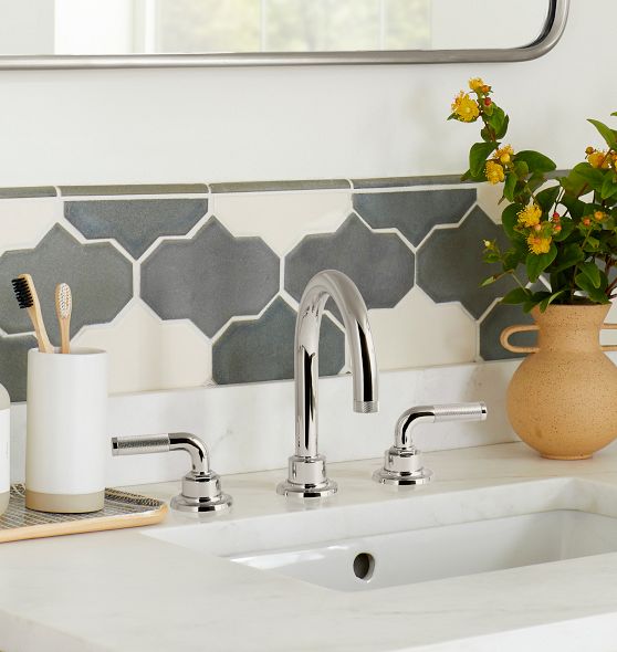 Descanso Tall Spout Widespread Bathroom Faucet | Rejuvenation