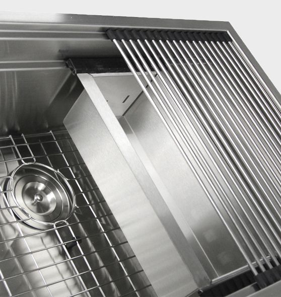 Cannon Stainless Steel Workstation Kitchen Sink | Rejuvenation