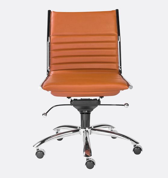 Dirk Low Back Swivel Office Armless Chair | Rejuvenation