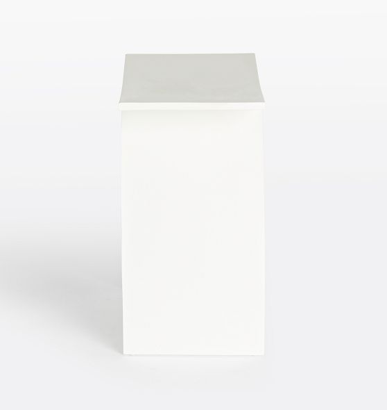 Ovale Solid Surface Stool | Rejuvenation