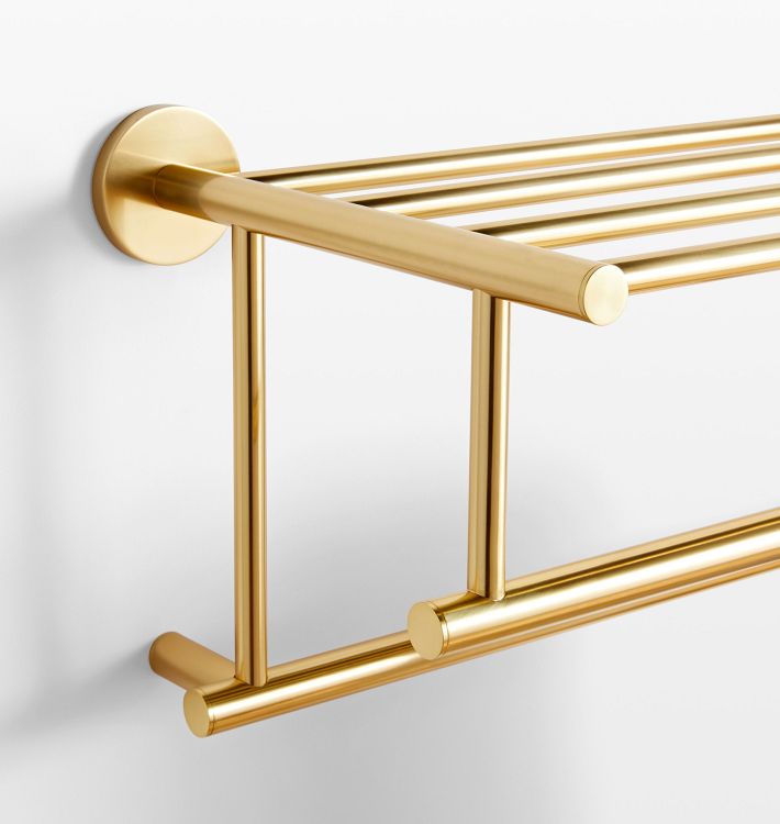 Riley 24" Train Rack with Double Towel Bars | Rejuvenation