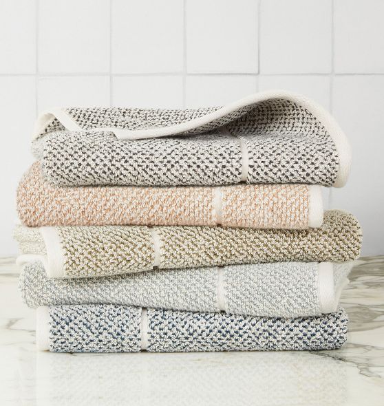 Organic Cotton Heathered Towels | Rejuvenation