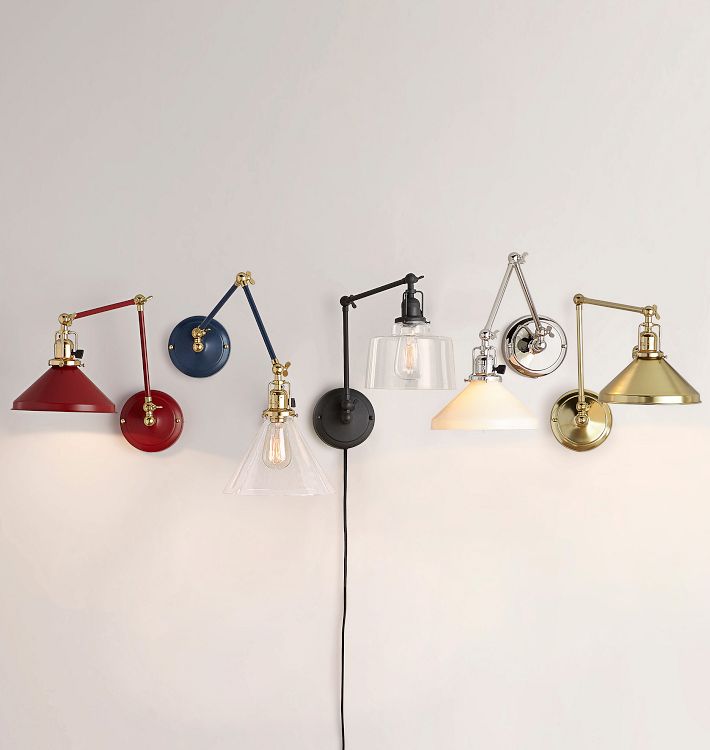 Imbrie Articulating Pin-Up Sconce | Rejuvenation